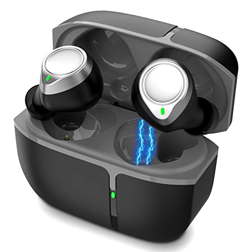 VOSON Wireless Earbuds with Bluetooth 5.1: Clear Calls, 30 Hours Playback, Ergonomic Design for Small Ears. Includes Charging Case and Built-in Microphones. Low Latency and Stereo Sound.