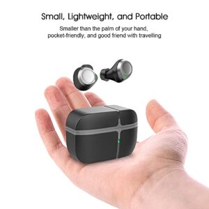 VOSON Wireless Earbuds with Bluetooth 5.1: Clear Calls, 30 Hours Playback, Ergonomic Design for Small Ears. Includes Charging Case and Built-in Microphones. Low Latency and Stereo Sound.