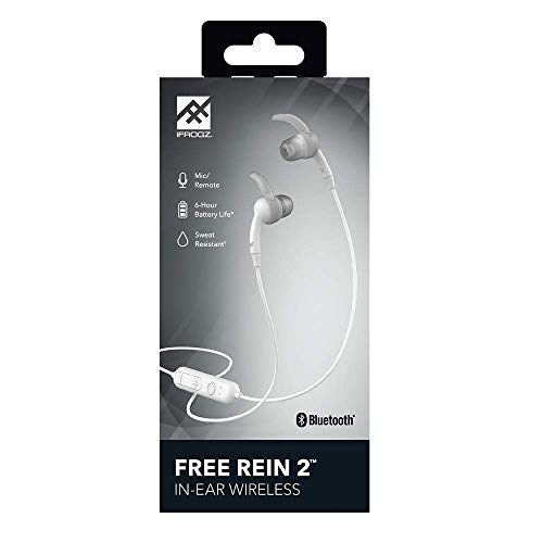 iFrogz - Free Rein 2 Sport in Ear Bluetooth Headphones - White