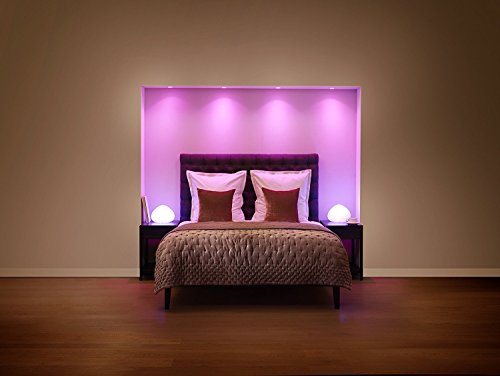 Philips Hue White and Color Ambiance BR30 Starter Kit (Older Model, 3 BR30 Bulbs and Bridge, Compatible with Amazon Alexa, Apple HomeKit and Google Assistant)