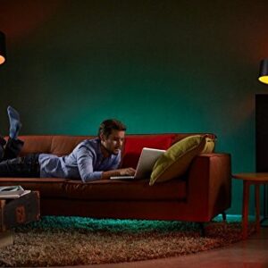 Philips Hue White and Color Ambiance BR30 Starter Kit (Older Model, 3 BR30 Bulbs and Bridge, Compatible with Amazon Alexa, Apple HomeKit and Google Assistant)