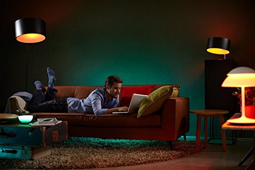 Philips Hue White and Color Ambiance BR30 Starter Kit (Older Model, 3 BR30 Bulbs and Bridge, Compatible with Amazon Alexa, Apple HomeKit and Google Assistant)