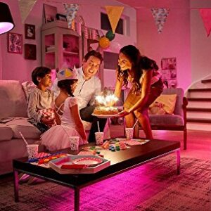 Philips Hue White and Color Ambiance BR30 Starter Kit (Older Model, 3 BR30 Bulbs and Bridge, Compatible with Amazon Alexa, Apple HomeKit and Google Assistant)