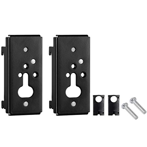 Tendodo 1 Pair of 716402-0010 Speaker Black Flush Wall Mount Bracket for Bose WB-50 WB 50 Series II Slideconnect Bracket