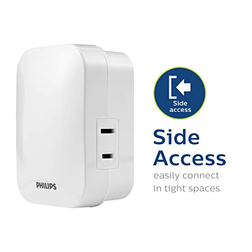 Philips Accessories Philips Wireless ON/Off Switch, Wall Plate Included, 150ft Range, Home Automation, Remote – SPC1246AT/27, White