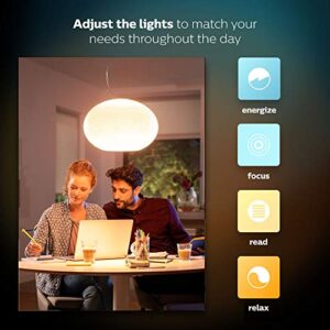 Philips Hue Flourish White & Color Ambiance Smart Pendant Lamp, Compatible with Alexa (Requires Hue Hub)