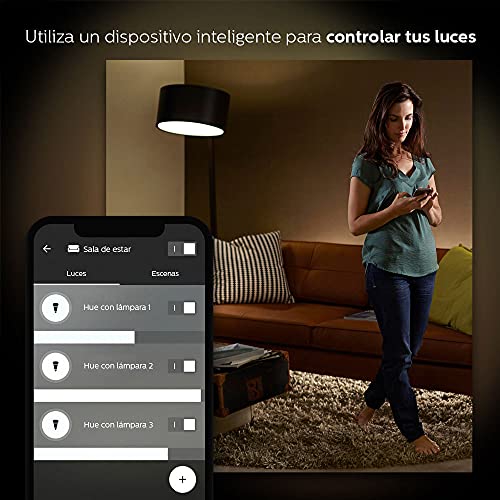 Philips Hue White A19 Single LED Bulb Works with Amazon Alexa (Hue Hub Required)