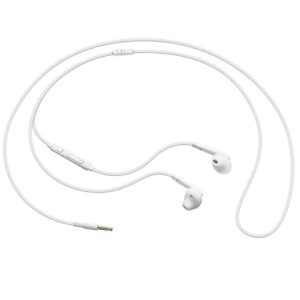 samsung oem wired 3.5mm headset with universal compatibility eo-eg920lw (jewel case w/ extra eargels)