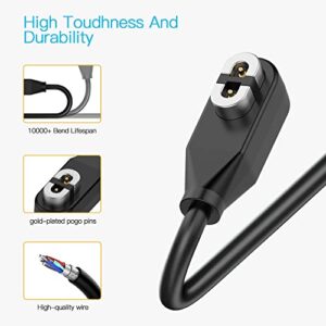 AWINNER Charger Compatible for AfterShokz Aeropex AS800 OpenComm ASC100SG, Shokz OpenRun Pro - USB Charging Cable for Bone Conduction Headphones