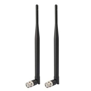 bingfu wireless microphone receiver antenna uhf 400mhz-960mhz bnc male antenna (2-pack) for wireless microphone system receiver remote digital audio mic receiver tuner uhf ham radio