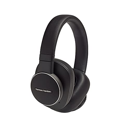 Harman Kardon Fly Wireless Over-Ear Active Noise Cancelling Headphones - Black, Large