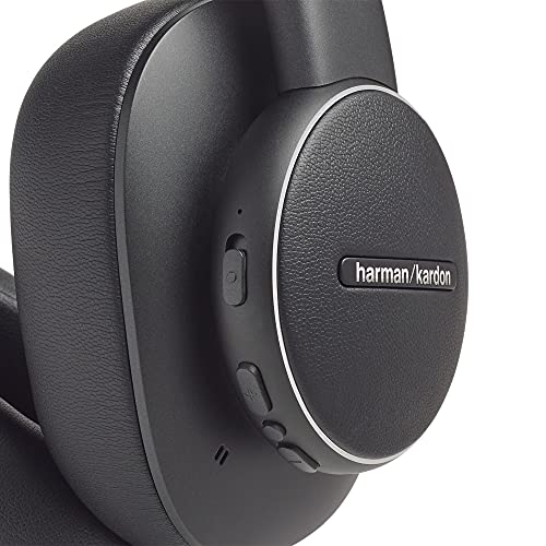 Harman Kardon Fly Wireless Over-Ear Active Noise Cancelling Headphones - Black, Large