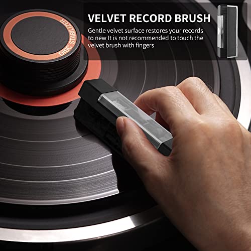 Vinyl Record Cleaning Brush Kit - Premium LP Cleaner Set