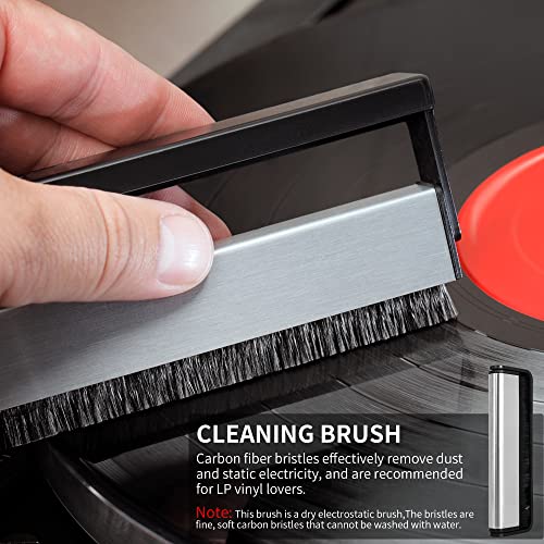 Vinyl Record Cleaning Brush Kit - Premium LP Cleaner Set