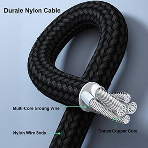 Dual USB C Multi Charging Cable Dual 4ft Length Cable Multi USB Cable USB Charging Cable Nylon Braided Dual USB C Charger Wire Compatible with Cell Phones/Huawei/Samsung Galaxy/Pixel/LG/Tablets