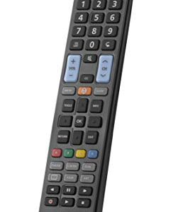 One For All Samsung TV Replacement Remote – Works with All Samsung TVs (LED, LCD, Plasma) – Ideal TV Replacement Remote Control with Same Functions as The Original Samsung Remote - Black – Urc1810