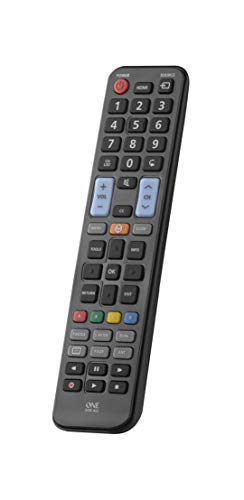 One For All Samsung TV Replacement Remote – Works with All Samsung TVs (LED, LCD, Plasma) – Ideal TV Replacement Remote Control with Same Functions as The Original Samsung Remote - Black – Urc1810