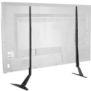 vivo extra large tv tabletop stand for 27 to 85 inch lcd flat screens, mount base with vesa up to 1000x600mm stand-tv01t