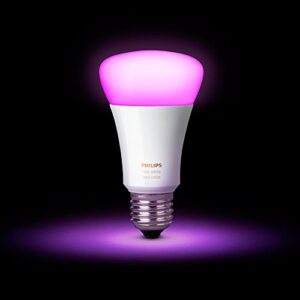 Philips Hue White and Color Ambiance 2nd Generation Smart Bulb Starter Kit (Older Model  3 A19 Bulbs and 1 Hub Works with Alexa  Apple HomeKit and Google Assistant)