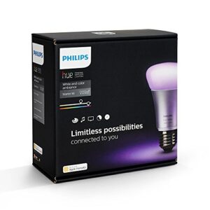 Philips Hue White and Color Ambiance 2nd Generation Smart Bulb Starter Kit (Older Model  3 A19 Bulbs and 1 Hub Works with Alexa  Apple HomeKit and Google Assistant)