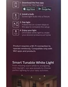 Philips Tunable White 5/6 in. LED 65W Equivalent Dimmable Smart Wi-Fi Wiz Connected Recessed Downlight Kit