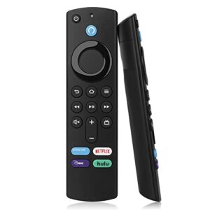 3rd gen replacement voice remote l5b83g applicable for fire tv cube (1st gen & 2nd gen), fire tv stick (2nd gen, 3rd gen, 4k, lite,) and fire tv (3rd gen, pendant design)