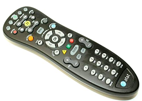 Replacement for AT&T S10-S1 Remote Control Compatible with U-Verse Uverse Receivers,Black