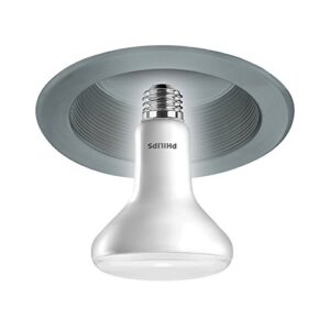 Philips LED Flicker-Free BR30, Non-Dimmable, 650 Lumen, Soft White Light (2700K), 9W=65W, EyeComfort Technology, E26 Medium Base, 12-Pack