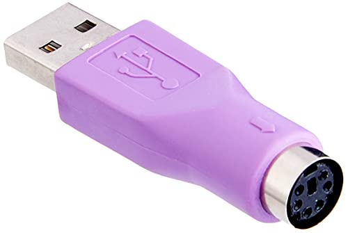 StarTech.com Replacement PS/2 Keyboard to USB Adapter - F/M - Keyboard adapter - PS/2 (F) to USB (M) - GC46MFKEY, Purple