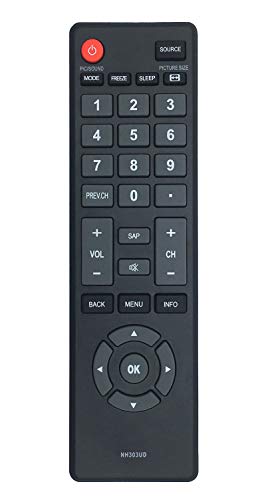 NH303UD Replaced Remote fit for Emerson TV LE391EM4 LF320EM4A LF391EM4 LF461EM4 LF320EM5S LE240EM4 LE320EM4 LF320EM4 LF501EM4 LF461EM4 LF501EM4 LF501EM4F LE240EM4 LE290EM4 LE320EM4 LF320EM4 LF320EM