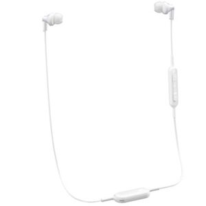 Panasonic Bluetooth Earbud Headphones with Microphone, Call/Volume Controller and Quick Charge Function - RP-HJE120B-W - in-Ear Headphones (White)