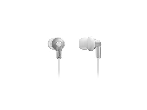 Panasonic Bluetooth Earbud Headphones with Microphone, Call/Volume Controller and Quick Charge Function - RP-HJE120B-W - in-Ear Headphones (White)