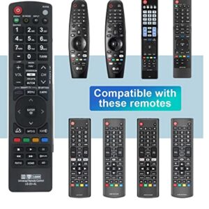 Nettech New LG AKB72915239 Universal Remote Control for All LG Brand TV, Smart TV - 1 Year Warranty(LG-23+AL)