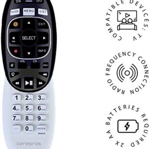 Cerepros RC73 Remote Control Replaces RC71 RC72 for Directv AT&T Satellite Cable TV DTV HR34 44 54 Genie DVRs Compatible