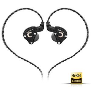 Surfans SE01 IEM Headphone, High-Res Lossless Hybrid Driver Bass in Ear Monitors Earphone, Noise Isolating Wired Earbuds with 0.78mm 2pin Detachable Cable