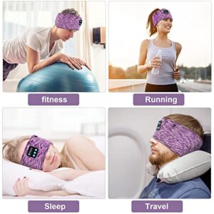 Sleep Headphones wireless Headband,Upgrade Wireless Music Sport Headbands with Ultra-Thin HD Stereo Speakers for side Sleepers,Air Travel, Meditation,Relaxation and Sport