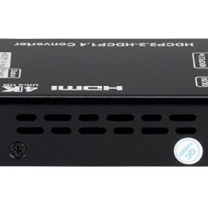 Monoprice 115242 Blackbird 4K Pro HDCP Converter, 2.2 to 1.4, Black