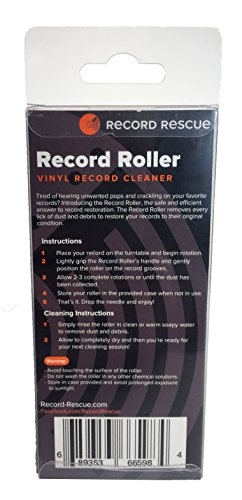 Record Roller - Vinyl Record Cleaner - Reusable Record Cleaner - Liquid Free | Record Rescue