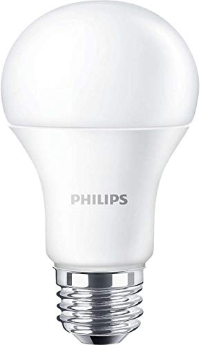 Philips LED Non-Dimmable A21 Light Bulb: 1500-lumen, 5000-Kelvin, 18-Watt (100-Watt Equivalent), E26 Base, Frosted, Daylight, 4-Pack (Title 20 Compliant)