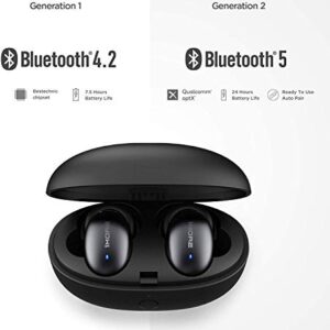 1MORE Stylish True Wireless Earbuds, Bluetooth 5.0, 24-Hour Playtime, Stereo In-Ear Headphones with Charging Case, Built-in Microphone, Alternate Pairing Mode