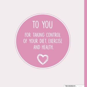 I am Doing This for Myself: Weight Loss Journal for Women: Cute Food & Fitness Journal for Women | Motivational Diet and Exercise Planner | Daily Workout Program for Women