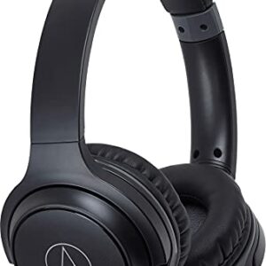 Audio-Technica ATH-S220BTBK Wireless On Ear Headphones, Black