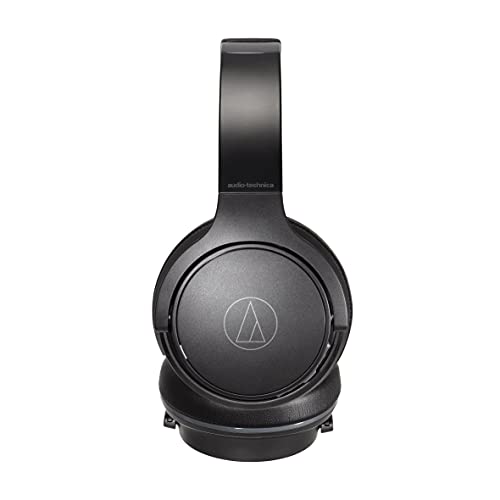 Audio-Technica ATH-S220BTBK Wireless On Ear Headphones, Black