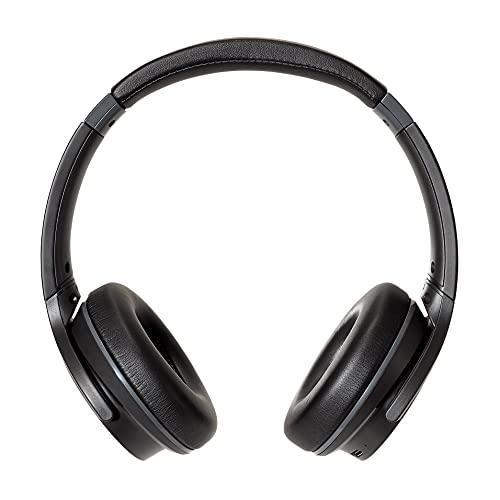 Audio-Technica ATH-S220BTBK Wireless On Ear Headphones, Black