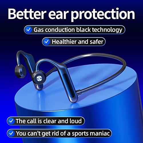 Yeahitch Open Ear Headphones Wireless Bluetooth,Waterproof & Sweatproof Sport Headphones,with Mic,Headphones for Running Cycling Climbing Driving