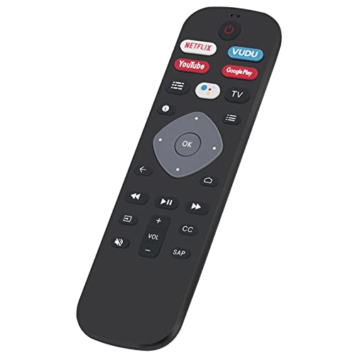 New URMT26RST004 Voice Remote Control Replacement for Philips 5704 Series 5604 Series 5766 Series 5806 Series 5000 Series Android Smart TV with Preset App Keys- Netflix Vudu YouTube Google-Play