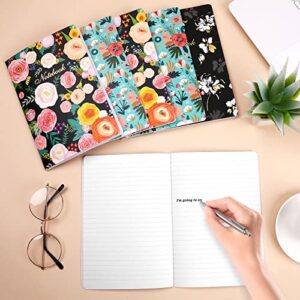 3 Pack A5 Notebook - Lined Journal Notebooks, 8'' x 5'', 180 Pages/Pack, 100gsm Thick Paper, Classic College Ruled Notebooks for Office, School Supplies