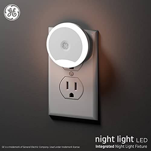 GE LED Ring Night Light, Color Changing Plug-in Night Light Fixture (4 Pack)