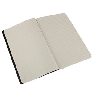 Moleskine Cahier Journal, Soft Cover, Large (5" x 8.25") Ruled/Lined, Black, 80 Pages (Set of 3)