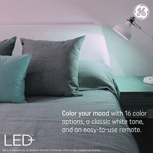 GE LED+ Color Changing LED Light Strip with Remote, Music Syncing Strip Light, 32 Foot